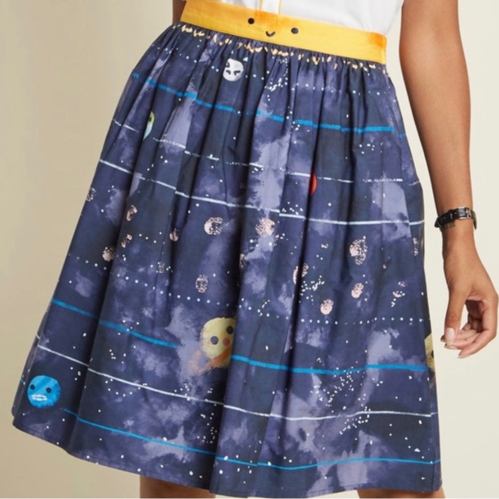 Modcloth Space Planets Solar System Stemming With Sty… - Gem